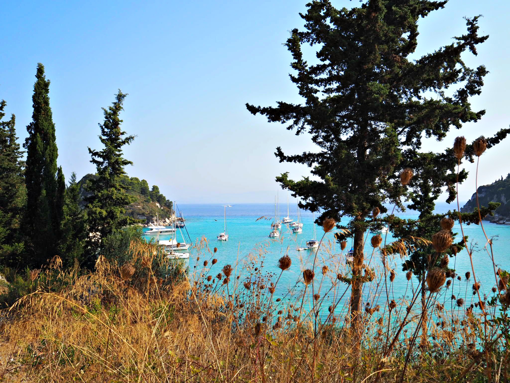 Where to find a villa with a view on Paxos island, Greece - Map & Family